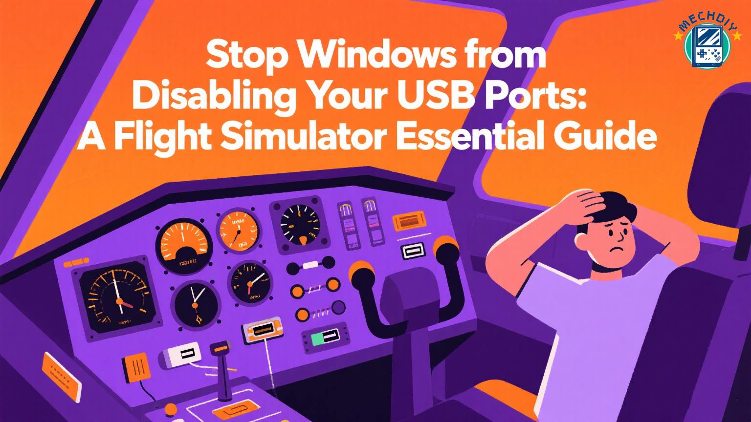 Stop Windows from Disabling Your USB Ports: A Flight Simulator Essential Guide | Mechdiy