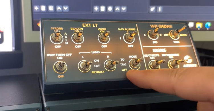 Review: Rowsfire A101 A320 Mini Overhead Panel – A Compact, Affordable ...