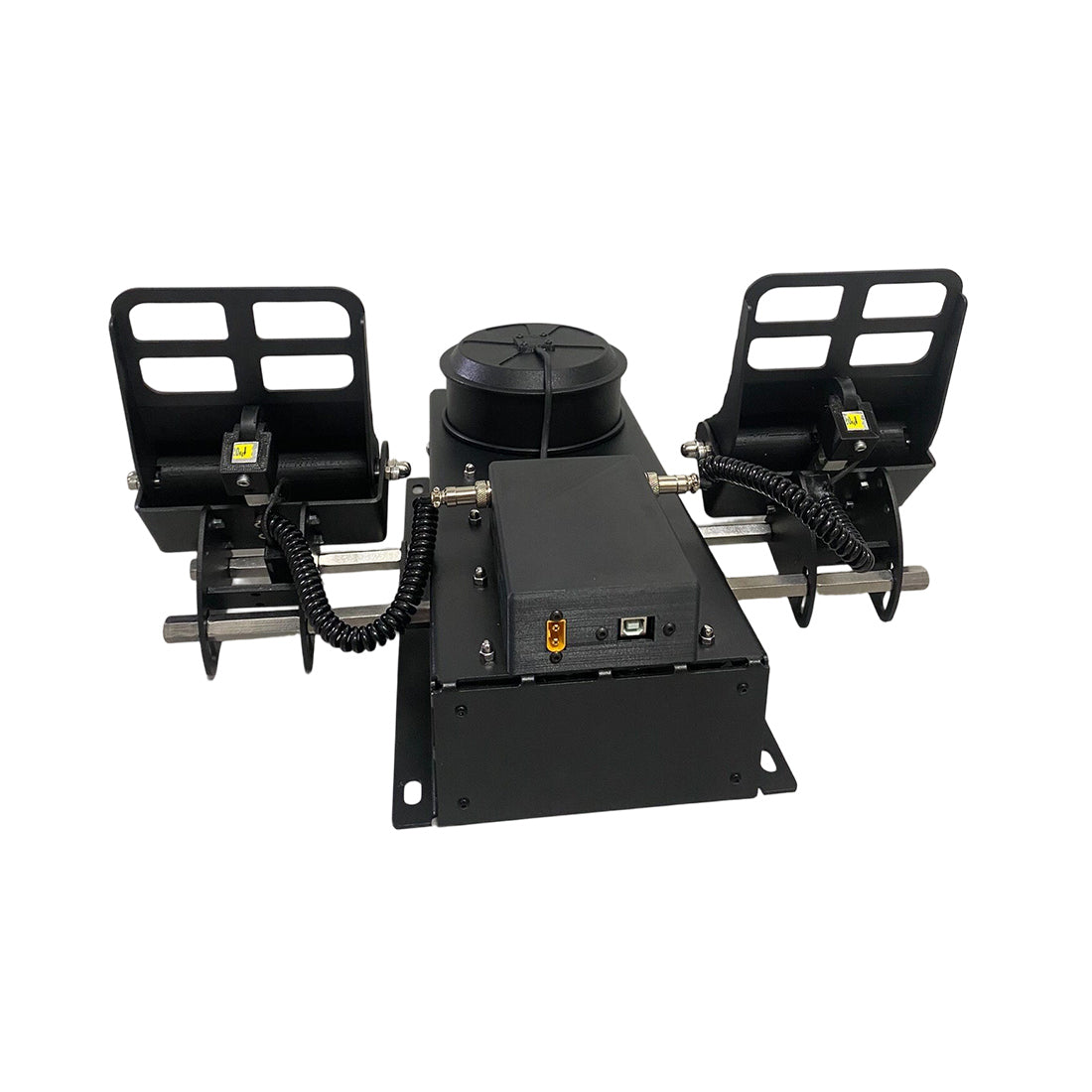 Mechdiy Force Feedback Rudder Pedals, All-Metal Flight Simulator Pedals ...