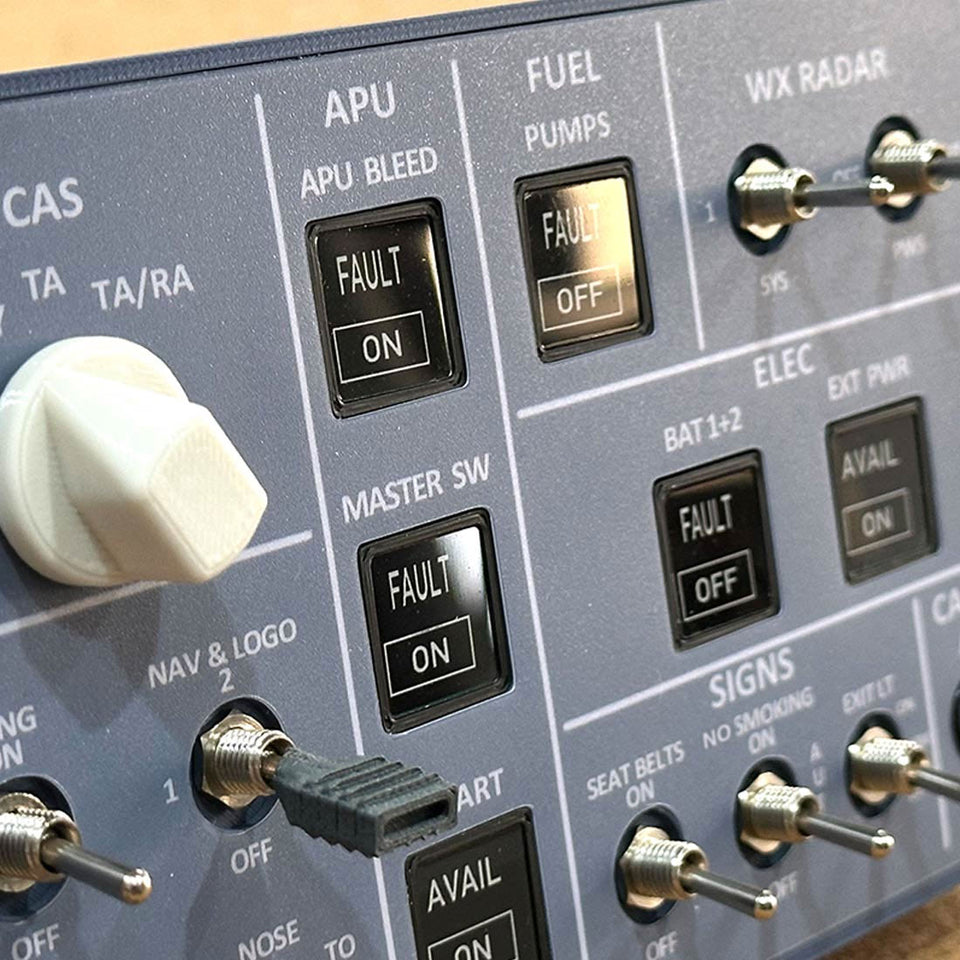 Rowsfire A102 A350/A320 mini Light Overhead Panel (OVH) for MSFS 2020/ ...