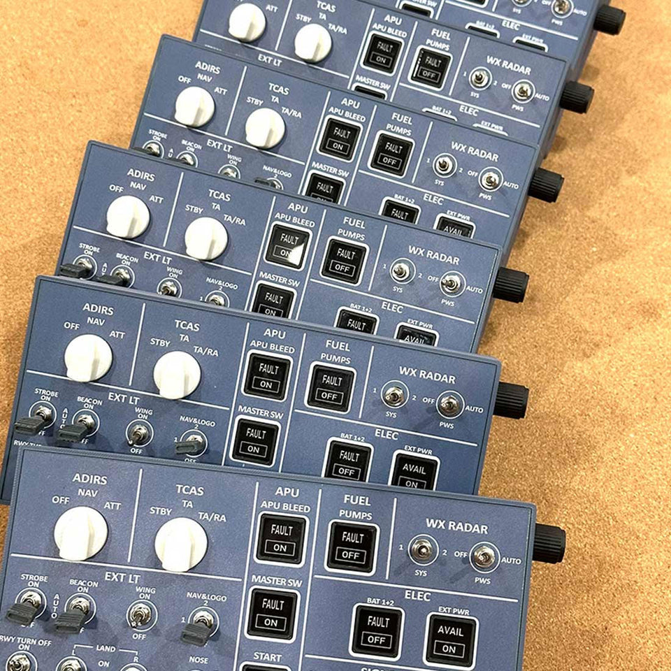 Rowsfire A102 A350/A320 mini Light Overhead Panel (OVH) for MSFS 2020/ ...