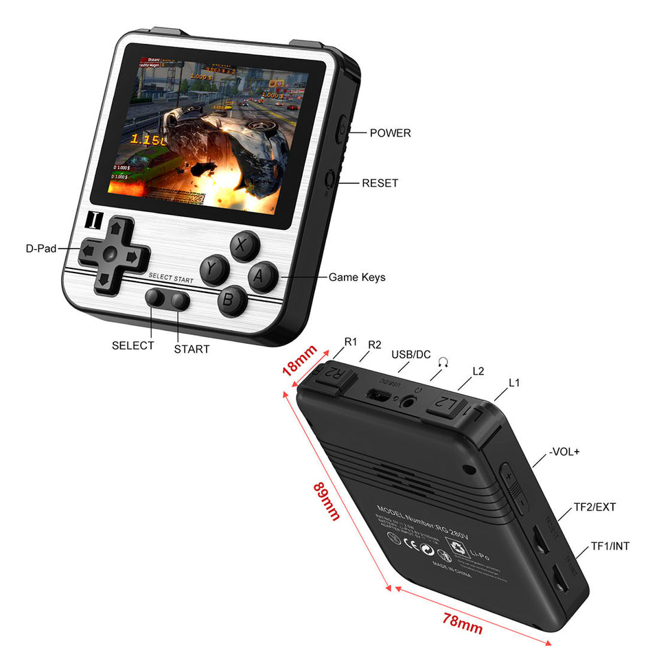 ANBERNIC RG280V Mini Handheld Game Console | Mechdiy