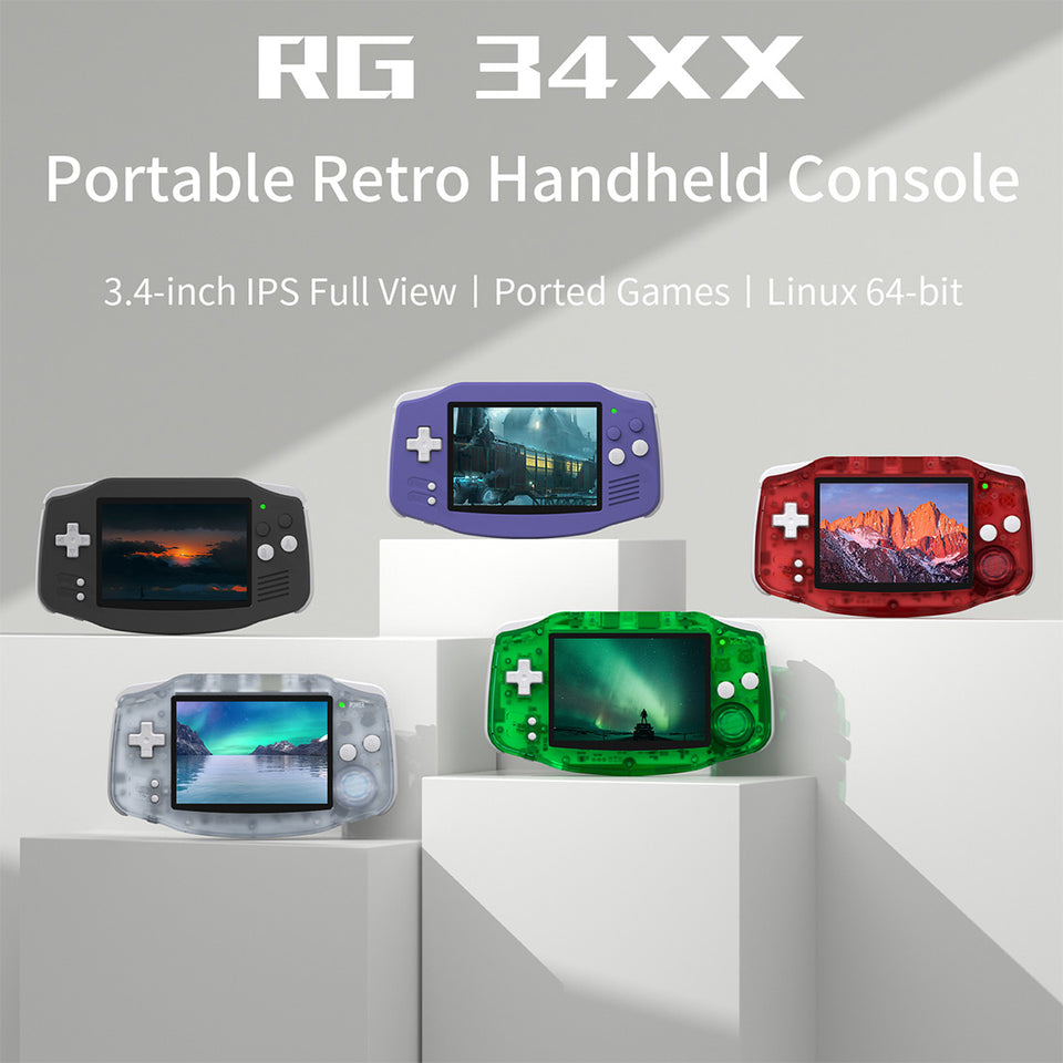 ANBERNIC RG34XX Retro Handheld Gaming Console | Mechdiy
