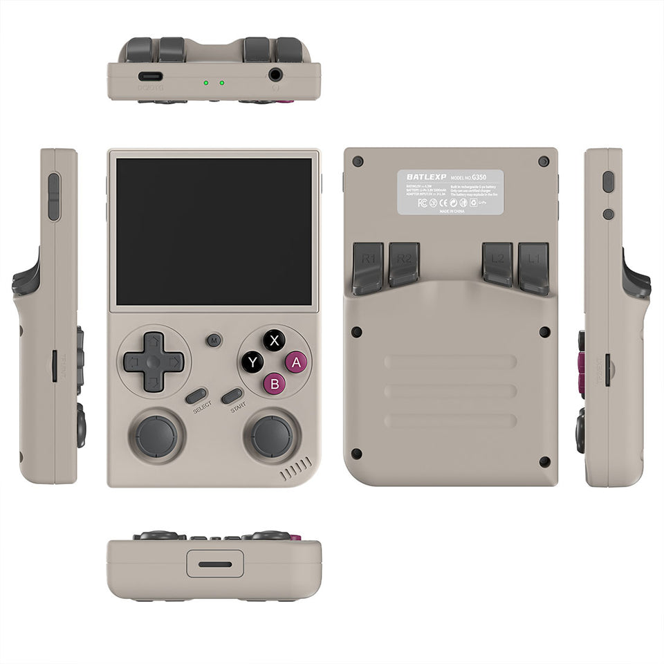 G350 3.5-Inch Vertical Retro Handheld Gaming Console | Mechdiy