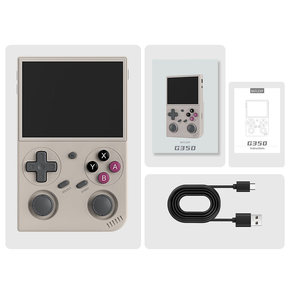 G350 3.5-Inch Vertical Retro Handheld Gaming Console | Mechdiy
