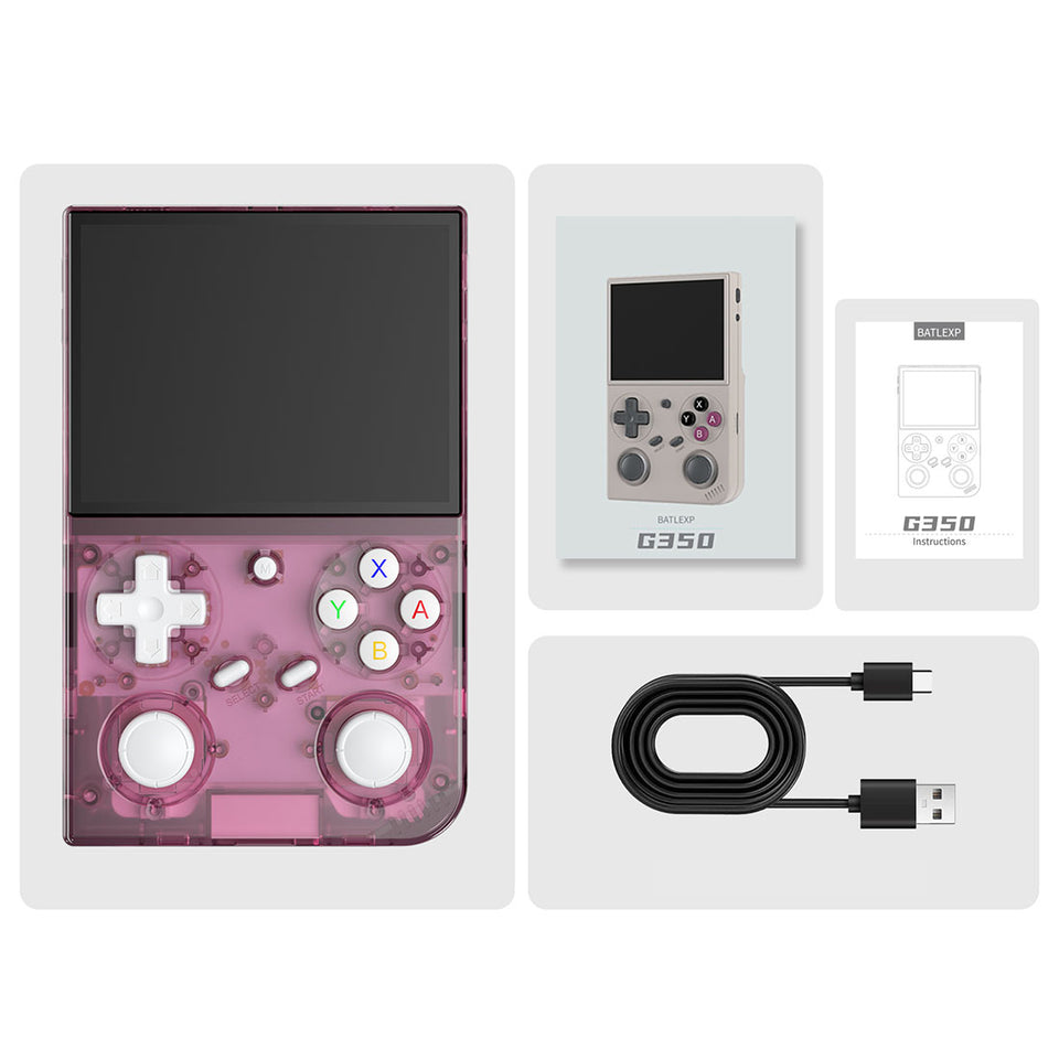 G350 3.5-Inch Vertical Retro Handheld Gaming Console | Mechdiy