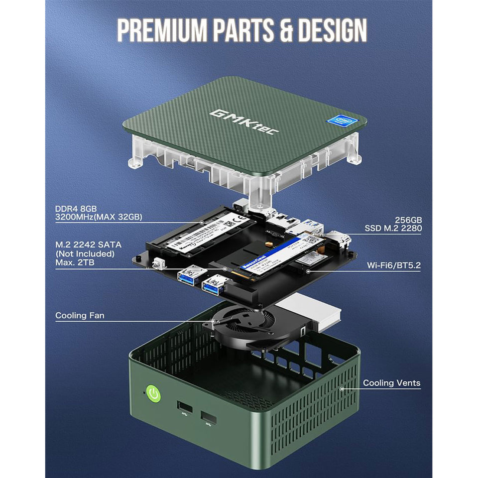 GMKtec NucBox G3 Gaming Mini PC Computer N100 | Mechdiy