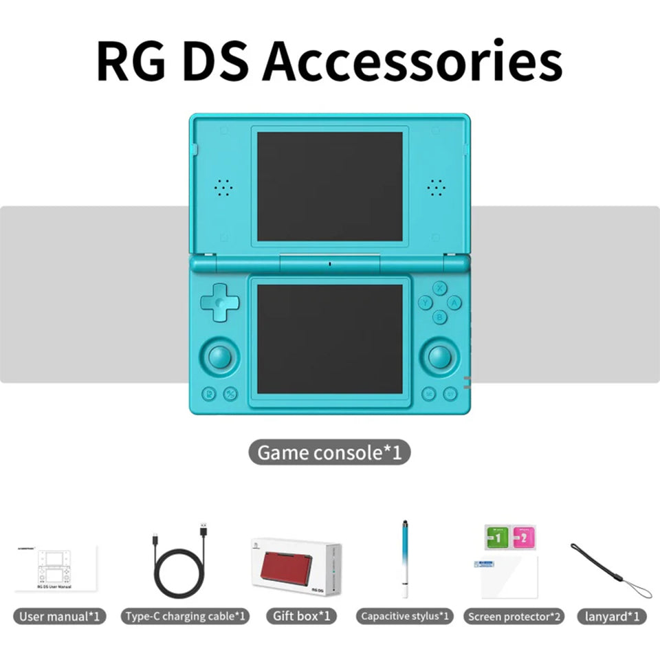 ANBERNIC RG DS Dual-Screen Handheld Game Console | Mechdiy
