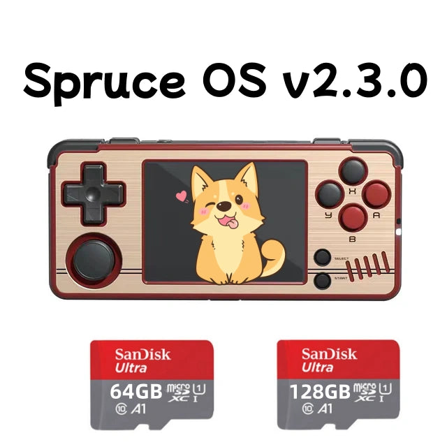 Miyoo A30 Retro Handheld Gaming Console (Spruce OS v2.3.0) | Mechdiy