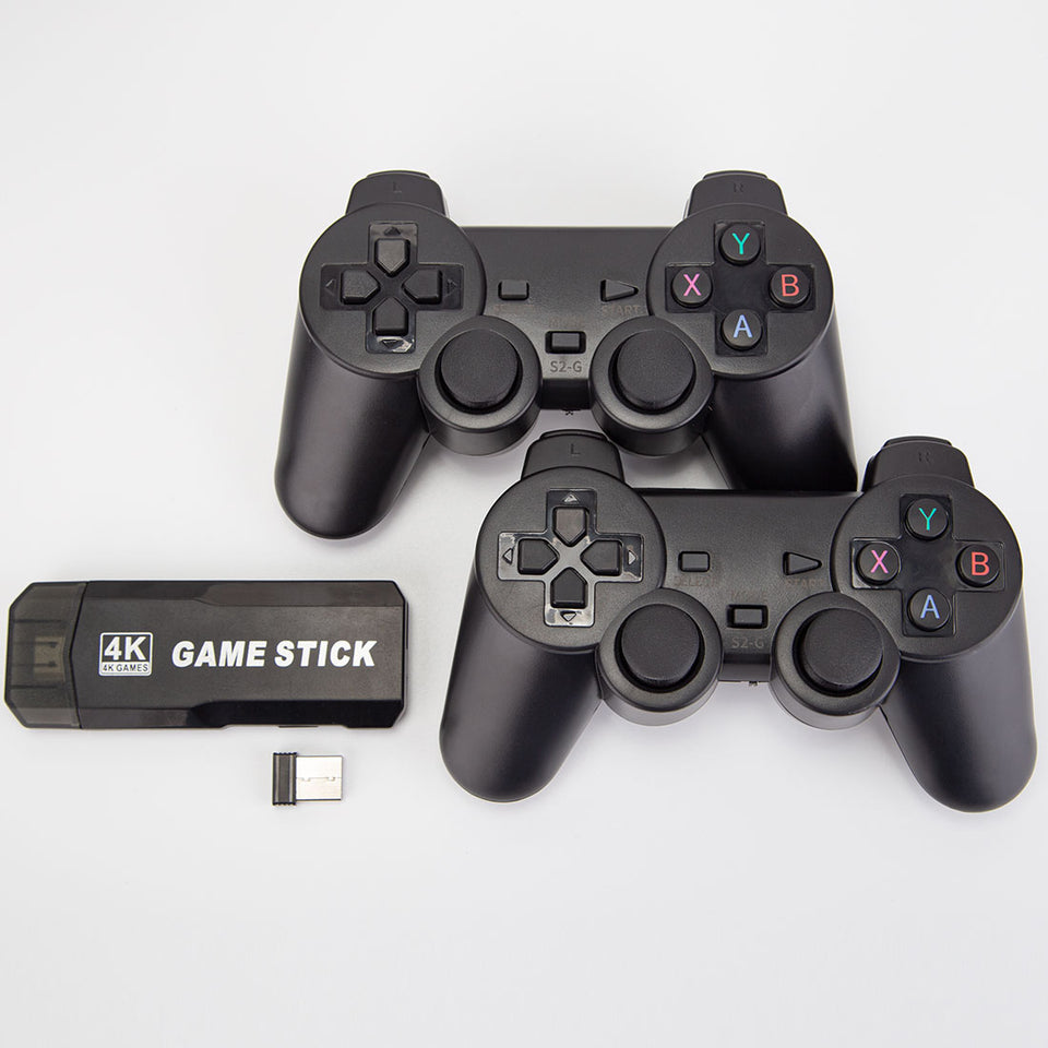 X2 4K HD Arcade Game Stick & 2.4G Dual Wireless Controllers | Mechdiy